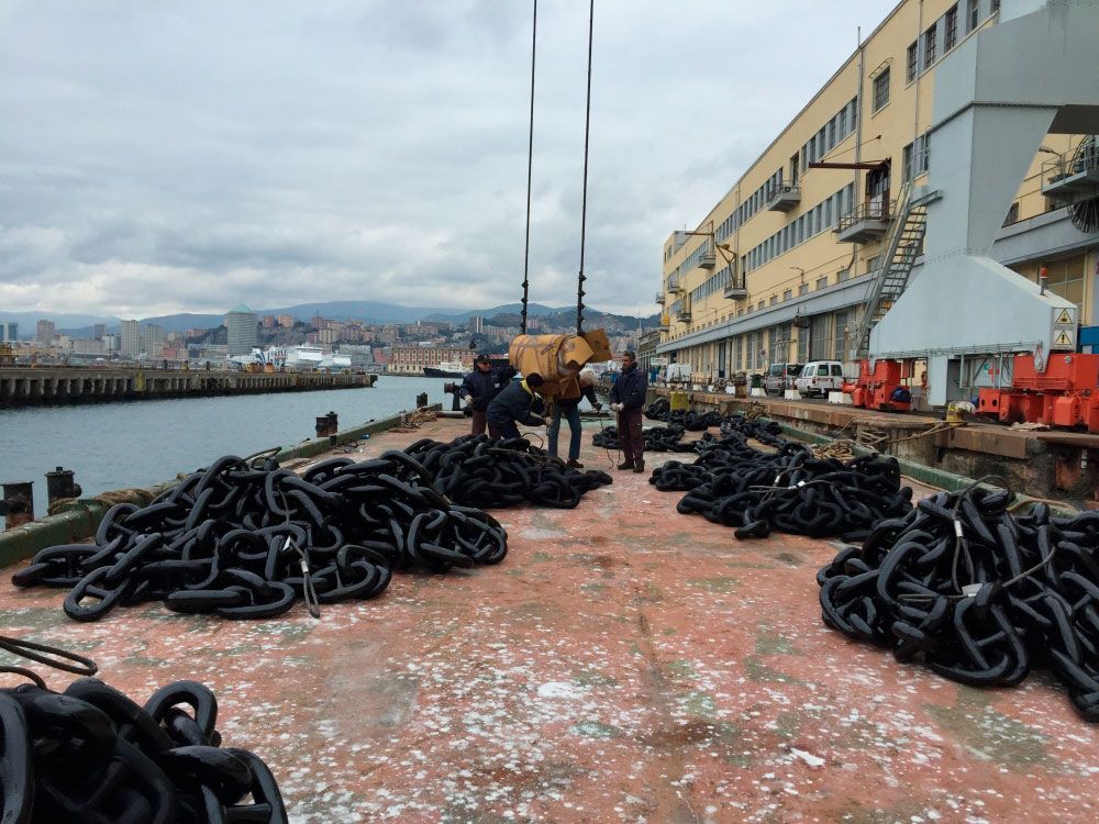 Anchor and Chain Installation | Posidonia Services
