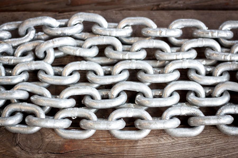 Calibrated Studless Chain | Posidonia marine chains