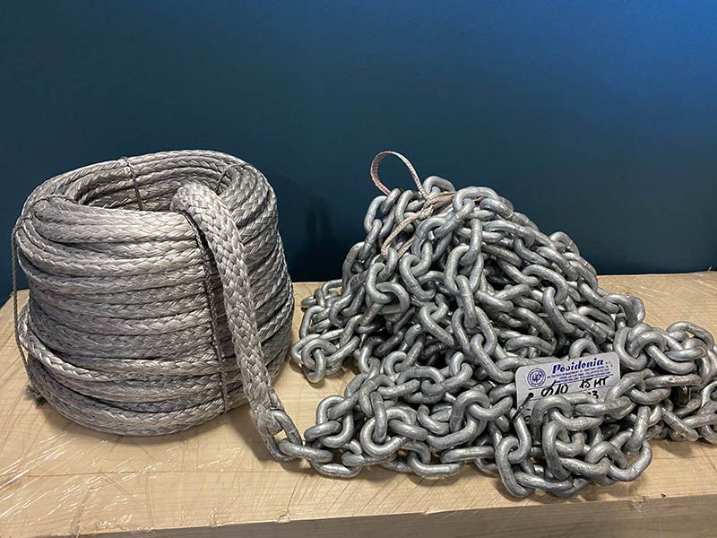 Synthetic fiber rope | Posidonia marine chains